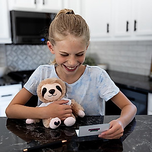 Sloth - ThermaPals - Warmy Stuffed Animal for Microwave - Weighted microwavable Stuffed Animal Lavender - Sloth Heated Stuffed Animal - Heated Stuffed Animals for Babies