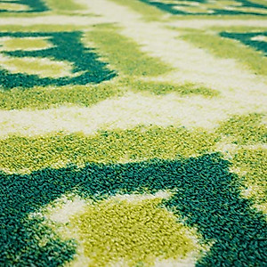 Mohawk Home Summer Splash Area Rug, 5 ft x 8 ft, Teal