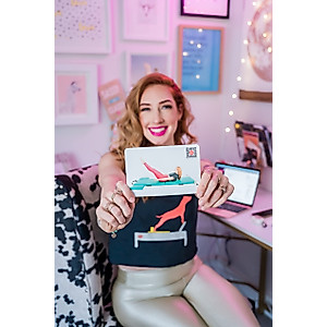 OnlinePilatesClasses Mat Pilates Workout Cards with Video Tutorials, 42 All-Level Exercise Flash Cards Ideal for Yoga, Abs, Core Workouts and Fitness Enthusiasts, No Equipment Needed