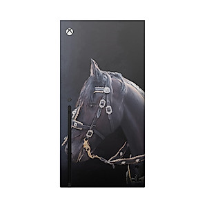 Head Case Designs Officially Licensed Simone Gatterwe Friesian Horse Art Mix Vinyl Sticker Gaming Skin Decal Cover Compatible With Xbox Series X Console