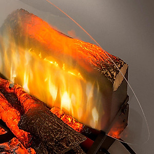 Dimplex Revillusion® 25" Plug-In Log Set (Model: RLG25), 5118 BTU, 120 Volt, 1500 Watt, Black