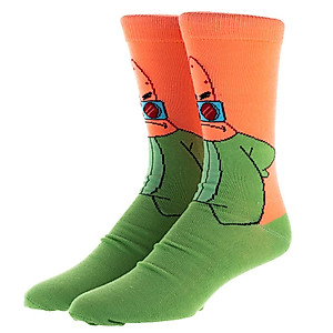 Bioworld Spongebob Squarepants Characters Crew Socks for men 5 pack