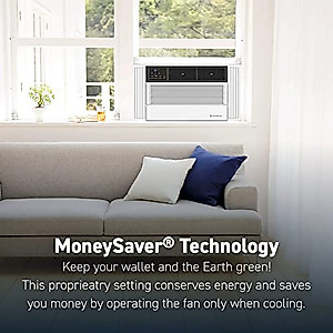 Friedrich CCW12B10B Chill Premier Smart Air Conditioner Wall & Window Unit, WiFi Mobile Control, White, Cooling Capacity (12,000 BTU)