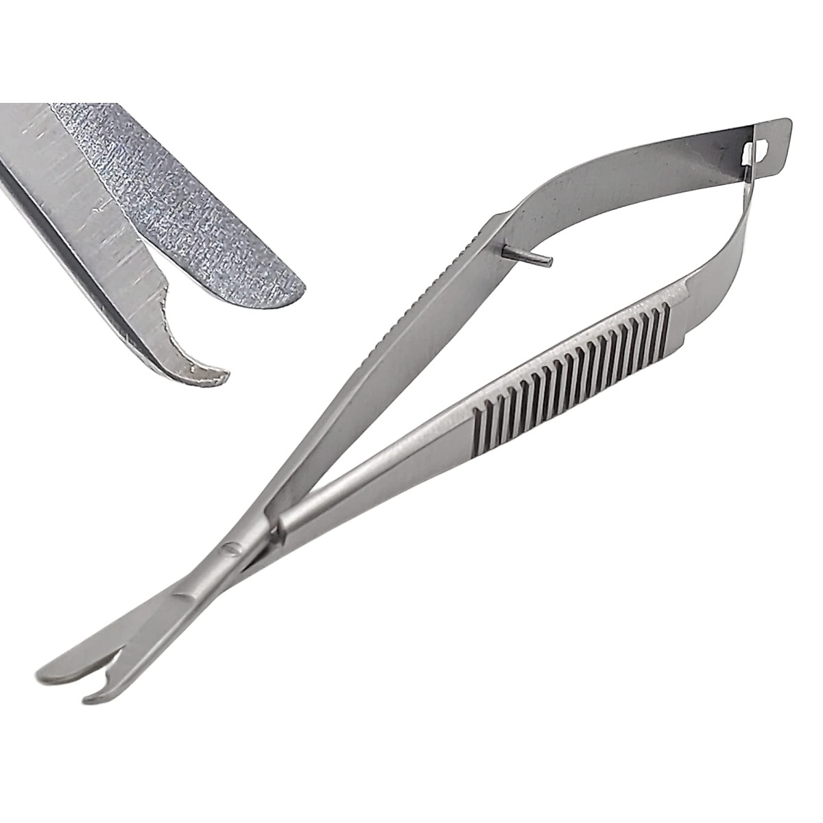Spring Action Micro Snip Stitch Removing Castroviejo Scissors 5.5 Inches for Fine Stitch Removal, Embroidery, and Micro Surgical Sutures by Artman Instruments