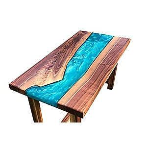 Epoxy Table, Live Edge Wooden Table, Epoxy Resin River Table, Natural Wood,Dining Table, Natural Epoxy Table, Resin Table