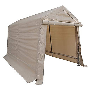IMPACT CANOPY 70018150 Portable 6x8 Shed, Tan