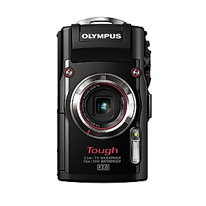 Olympus TG-3 Waterproof 16 MP Digital Camera (Black) - International Version (No Warranty)