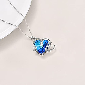 TOUPOP Nurses Week Gifts Nurse Gifts for Women Nursing Necklace Sterling Silver Stethoscope Pendant Necklace with Heart Crystal Gifts for Nurses Doctor Medical Student for Nurses Day Christmas Birthday Graduation Valentines Day Medicine Themed Jewelry