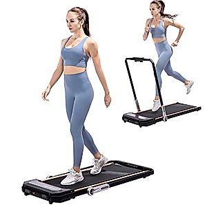 LSRZSPORT Under Desk Treadmill Prodable Treadmill for Home and Office with Speaker, Remote Control and LED Display