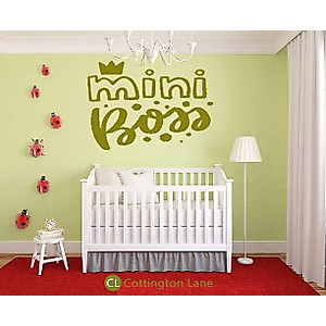 Ligth Grey Crib Skirt Dust Ruffle, 100% Natural Cotton-Nursery Crib-Toddler Bedding Skirt for Baby Girls or Boys, 14" Drop