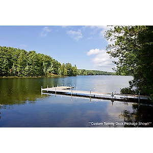 Tommy Docks Galvanized Steel Dock Pipe 2 Pack - 6 FT Normal Duty - 1.66 in Diameter - Superior Dock Post