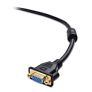 Cable Matters VGA Extension Cable (VGA Cable Male to Female) - 6 Feet, Not Regular VGA Cable