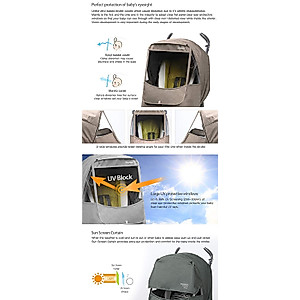 Manito Melange Alpha Stroller Weather Shield (Black)