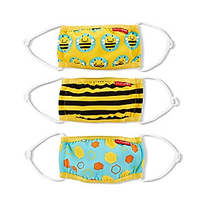 Skip Hop Kid's Face Mask, Zoo Bee, 3pk