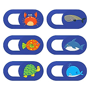 SOLUSTRE 6Pcs Lens Cover Adhesive Webcam Cover Laptop Camera Cover Camera Cover for Camera Cover Camera for Computer Camera Front Slider abs Sticker
