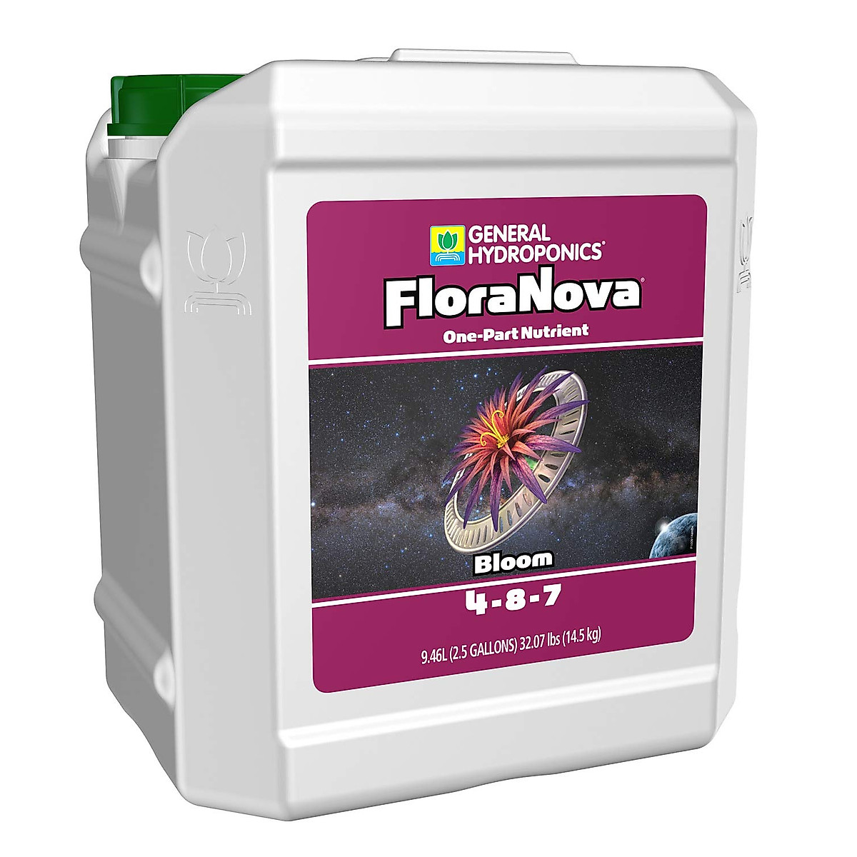 General Hydroponics FloraNova Bloom, One-Part Nutrient, 2.5-Gallon
