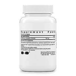Thorne L-Carnitine - Amino Acid Supplement to Support Fat Metabolism and Energy Production - 60 Capsules