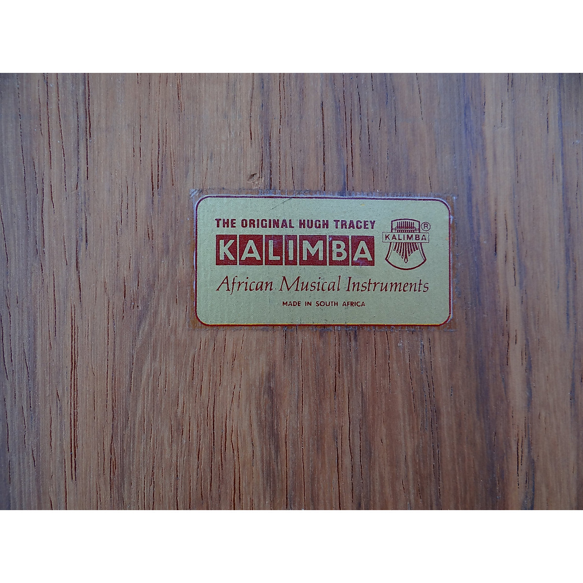 Hugh Tracey Alto Kalimba with Internal Mic Pickup 15-key Alto Kalimba