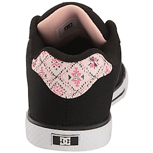 DC Women's Chelsea Low Top Casual Skate Shoe, Pink/Raspberry, 8.5