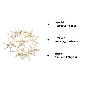 gopiter 12 PCS Starfish | 2.5-6 Inch Starfish Decor | Natural Bulk Starfish Shells Perfect for Crafts Making Beach Theme Party Wedding Decoration, Home Wall Decor, Christmas Ornaments, Fish Tank