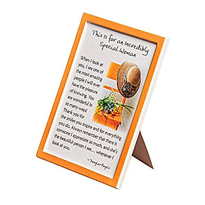 Blue Mountain Arts “For Her” Magnet with Easel Back—Birthday, Holiday, Thank-You, or Thinking of You Gift by Douglas Pagels, 4.9 x 3.6 Inches (This Is for an Incredibly Special Woman)