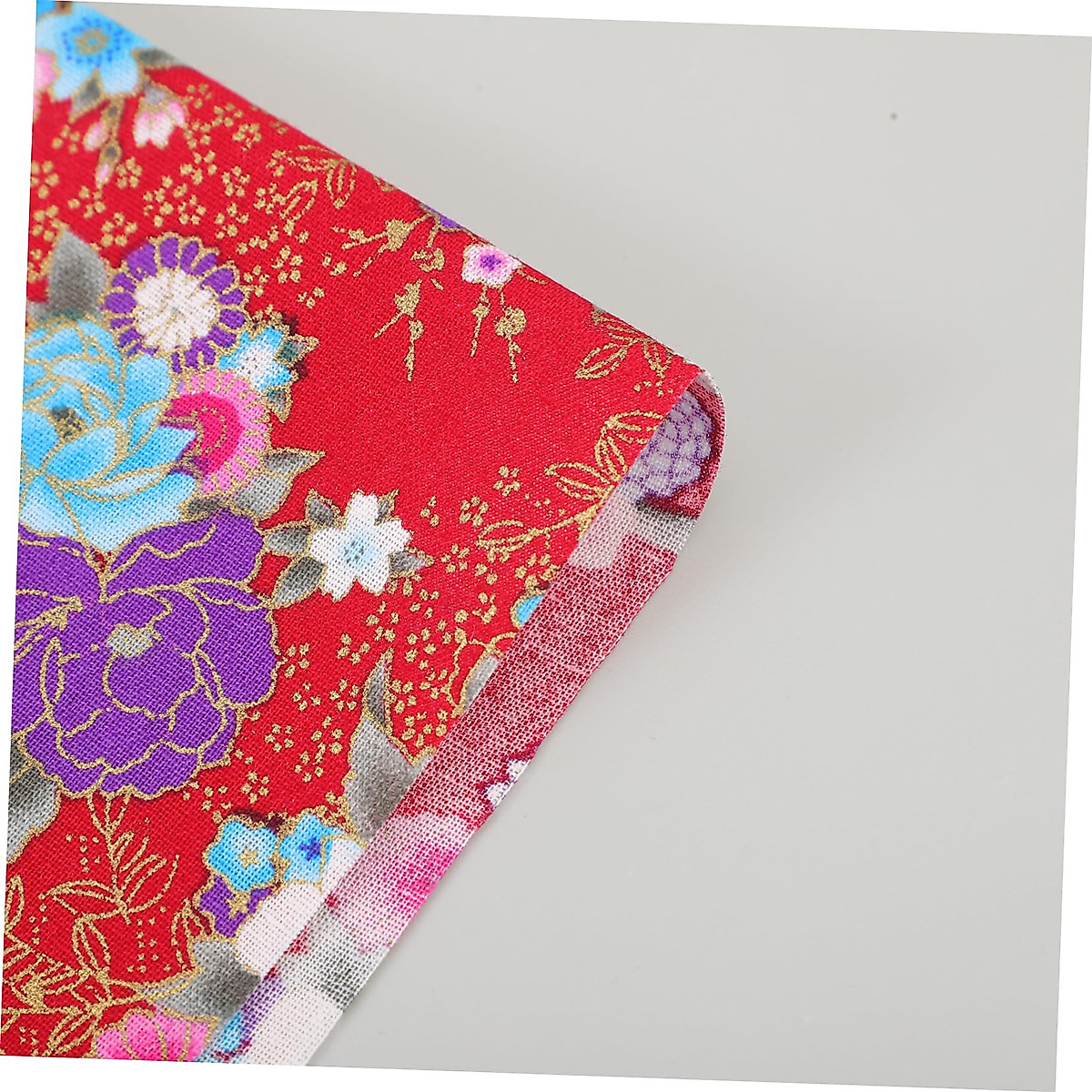 EXCEART 10pcs Quilted Comforter Fabric Squares Floral Fabric Bundle Cotton Fabric for Quilting Neutral Comforter Quilting Supplies Flower Printing Patchwork 4X Flowers Crafting Supplies