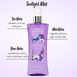 Body Fantasies Signature Fragrance Body Spray, Twilight Mist, 8 fl oz