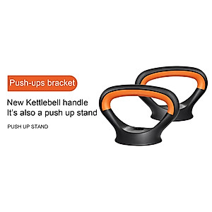 EDOSTORY 44LB Adjustable Dumbbell Set, Free Weights Dumbbells for Home Gym, 4 in 1 Set, Barbell, Dumbbells, Kettlebell and Push-ups, Non-slip Handles, Fitness Exercise Equipmen for Men Women