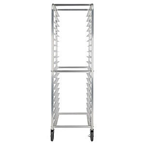 YSHUSTGY Bun Pan Rack, 20-Tier Commercial Bakery Racks, Mobile Trolley Storage Cooling Rack,Strong bearing capacity, with Lockable Casters,Thickened Supporting Strip for Home Or Commercial Kitchens