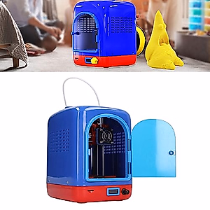 Mini 3D Printer, Easy Operation Kids 3D Printer Brass Nozzle for PLA (US Plug)