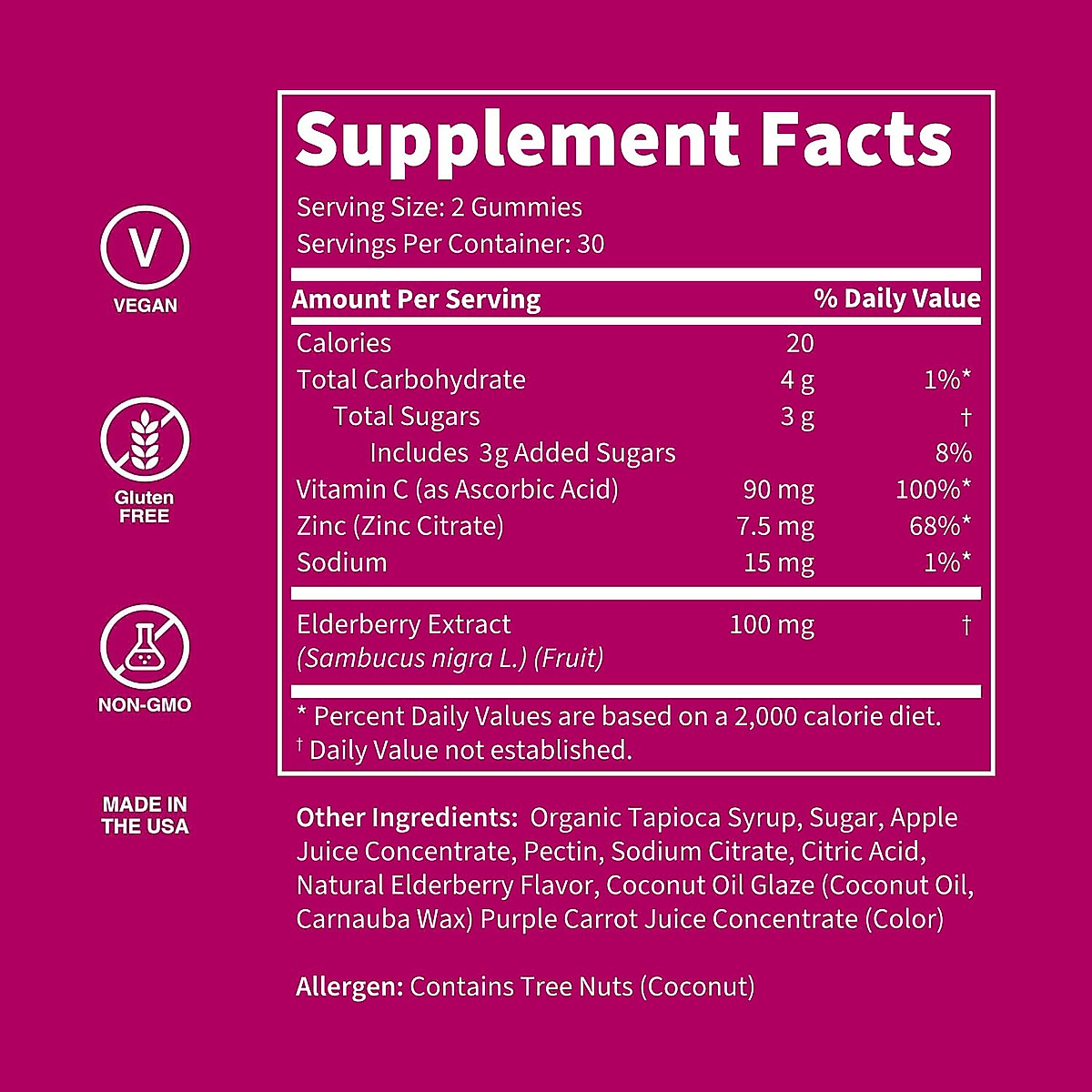 WellPath Boost Elderberry Gummies with Zinc & Vitamin C | Immune Support Supplement for Adults | Immunity Booster Vitamins | Sambucol Black Gummy | Non-GMO & Vegan, 60 Ct