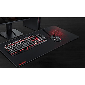 ASUS ROG Sheath Extended Gaming Mouse Pad - Ultra-Smooth Surface for Pixel-Precise Mouse Control | Durable Anti-Fray Stitching | Non-Slip Rubber Base | Light & Portable