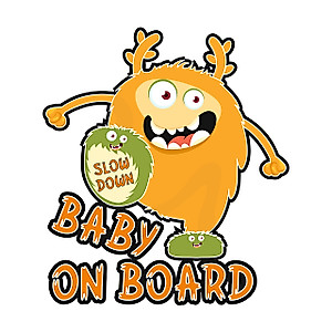 Baby on Board Sticker for Cars, Baby on Board Sign Decal
