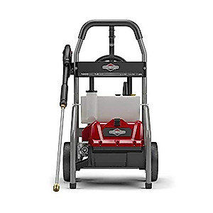 BRIGGS & STRATTON 20680 Electric Pressure Washer, 1800 psi 1.2 Gallon, Red/Gray/Titanium