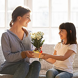 Sabary 50 Pcs Small Kraft Paperboard Gift Box 2 in x 2 in x 7 in Rectangular Brown Kraft Boxes Small Cardboard Boxes for Shipping, Packaging, Gift Wrapping, Party Favors, Easy to Assemble