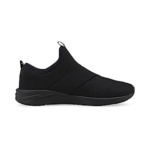 PUMA Womens Better Foam Prowl Slip On Cross Trainer, PUMA Womens Black-PUMA Womens Black, 7