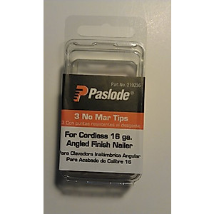 Paslode 219236 16-Gauge Angled Finish Nailer No-Mar Tips