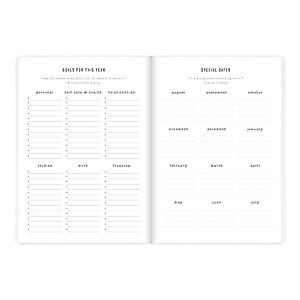 Letts of London Zodiac Academic Weekly/Monthly Planner, August 2023 to July 2024, Week-to-View, Sewn Binding, Multilingual, A5 Size, 8.25" x 5.875", Ivory (C031745-24)