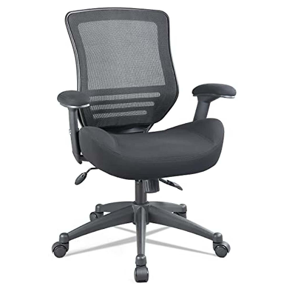 BOLISS Office Chair Ergonomic Desk Chair Mesh Computer Chair Height Adjusting Arm Waist Support Function - Black