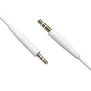 Saipomor SoundTrue Replacement Cords for Bose On-Ear 2 OE2 OE2i QC25 QC35II QC35 QC45 NC700 Soundlink SoundlinkII Headphones (White)