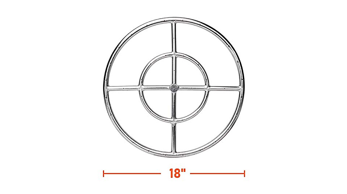 GASPRO 18" Fire Pit Ring Burner – Upgrade Your Fire Pit