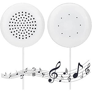 2PCS Pillow Speaker,3.5mm Jack Portable Speaker, Under Pillow Speaker Compatible with Almost All Audio Devices with 3.5 mm Jack Such as MP3, MP4, CD Player, Mobile Phone etc.