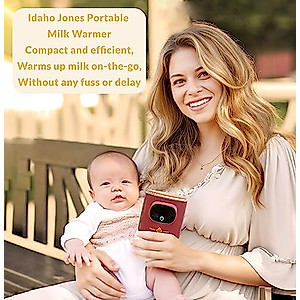 Portable Bottle Warmer: Instant Breastmilk & Formula Heating, Brew Your Baby's Milk for Travel, Digital, Fast, Battery Powered