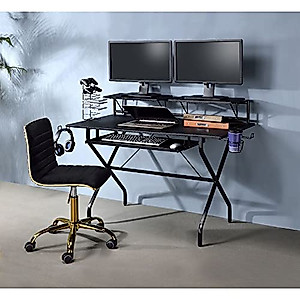 Acme Furniture Hartman Computer Desk, Black