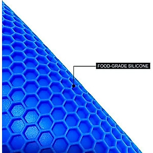 Silicone Trivets Mats, Silicone Hot Mats Set, Silicone Hot Pads, Silicone Pot Mat for Countertop, Trivet Pads Heat Resistant, Table Placemats, Square Small Drying Mats, 4 Pack, Black Trivets