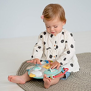 Liphontcta Mini Play Mat, Sensory Table, Tummy Time Toys for Babies,