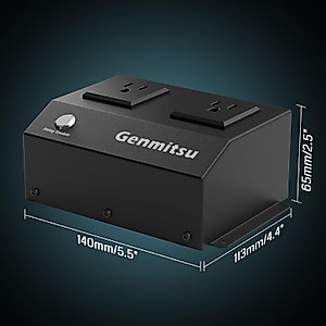 Genmitsu iMaticBox Relay Module Switch for CNC Milling Machines, 12VDC Smart PWM Signal Control Relay Switch for Connecting Cutters, Lasers and Dust Collectors