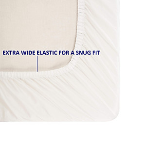 Nautica - Queen Sheets, Cotton Sateen Bedding, 400 Thread Count, Silky Smooth & Wrinkle Resistant (Regatta Navy, Queen)