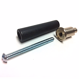 Vermont Castings Wooden Fallaway Handle Assembly (Black Wood with Brushed Nickel Nub) 30004175K