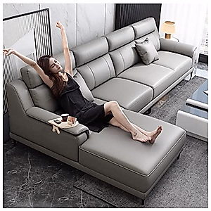 calormoss Sofa Arm Tray with 360°Rotating Phone Holder, Clip on Sofa Armrest Side Tray Table, Wood Tray Table for Couch, Armrest Tray 14" X 9", Rustic White